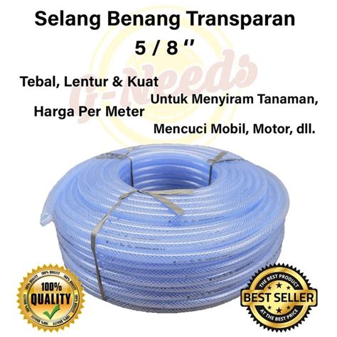 Jual Selang Air Serat Benang 5 8 San San Selang Benang Kran Air