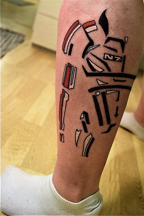 Mass Effect Commander Shepard Tattoo Tatoveringer
