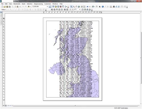 Arcgis Desktop Getting Unwanted Text Over Map In ArcMap Geographic Information Systems