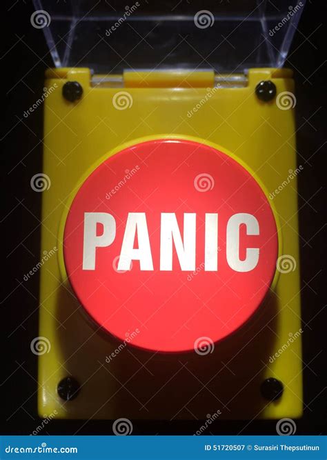Panic Button Stock Image Image Of Button Danger Plastic 51720507