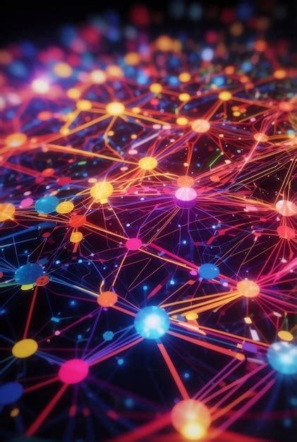 Premium Ai Image A Modern Digital Network Technological Processes