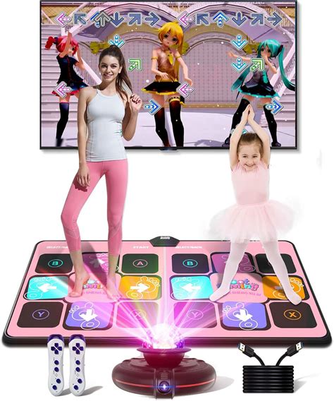 Acelufly Dance Mat For Tv Musical Electronic Dance Mats With Hd Camera Double User