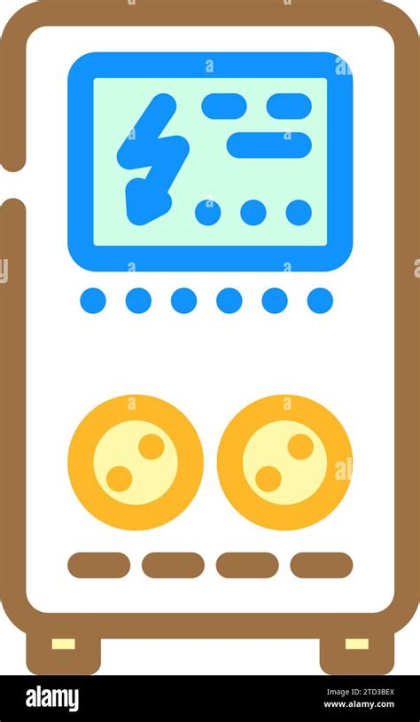 Energy Backup Color Icon Vector Illustration Stock Vector Image And Art Alamy