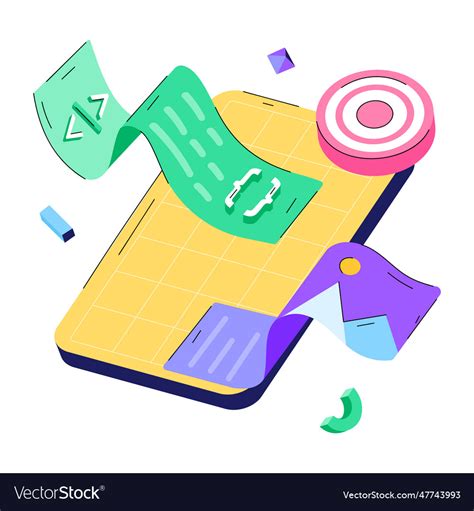 Seo Coding Royalty Free Vector Image Vectorstock