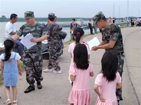 石首市调关镇：民兵志愿者齐心参与 共筑防溺水安全防线 荆楚网 湖北日报网