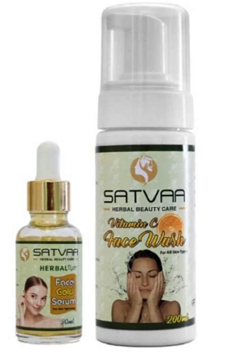 Herbal Vitamin C Face Wash And Face Gold Serum Combo At Rs 680 Pack