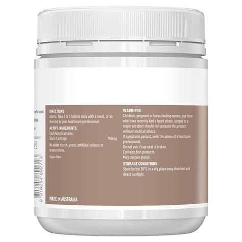 Buy Healthy Care Shark Cartilage Mg Tablets Online At EPharmacy