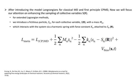 Metadynamics Pptx Chemistry Science