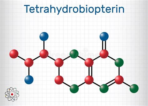 Tetrahydrobiopterin Bh4 Thb Sapropterinmolekyl Det Har Roll Som