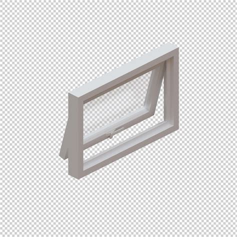Premium Psd Window 3d Render Design Element