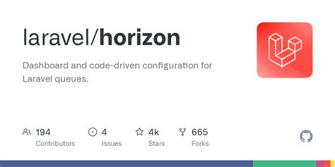 GitHub Laravel Horizon Dashboard And Code Driven Configuration For Laravel Queues