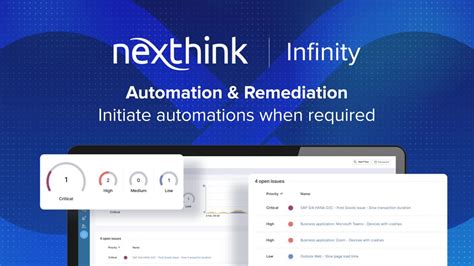 Nexthink Infinity Automation And Remediation Nexthink