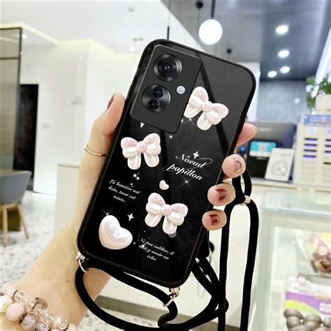 Jual Softcase Kaca Tali Case Oppo Reno 11f 5g Terbaru K104 Kesing