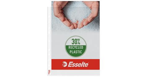 Esselte Premium Pocket A4 Maxi, 30% pre-consumer recycled plastic | ESSELTE
