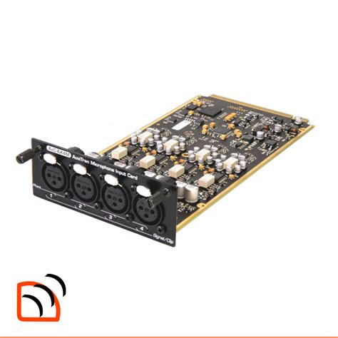 AxC AX4M Analogue Mic Line XLR Input X4 Card Sound Directions Online Catalogue