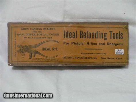 Ideal Reloading Tools No 1 In 38 Long Colt Outside Lubricated In Original Box
