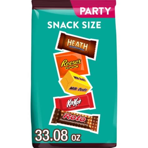 Hershey Assorted Flavored Snack Size Candy Party Pack 3308 Oz Frys