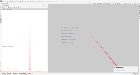 Idea 中出现Сannot Run Git Cannot Identify Version Of Git Executable无法识别