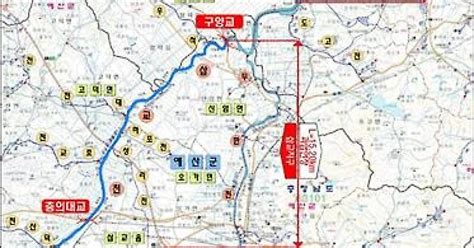 충남 삽교천 상류 하천정비사업 착수2019년 완공
