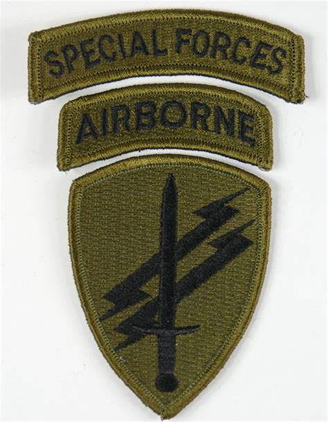 Special Forces Ocp Patch With Airborne Ranger And Special Forces Tabs