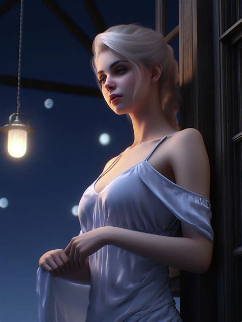 Moonlight Girl 2 Digital Art By Vlastimil Sestak Fine Art America