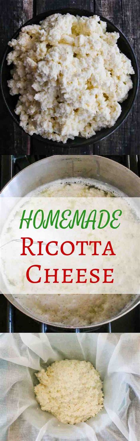 Homemade Ricotta Cheese Recipe Jeanettes Healthy Living