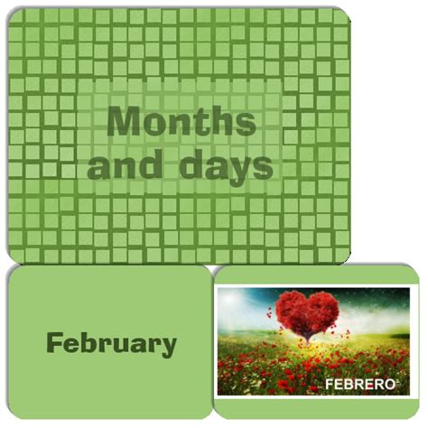 Months And Days Ml Match The Memory