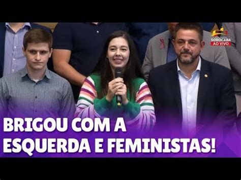 Tatiane Costa Briga a Esquerda e Feministas na Câmara Municipal