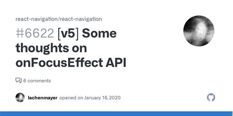 V5 Some Thoughts On Onfocuseffect Api · Issue 6622 · React