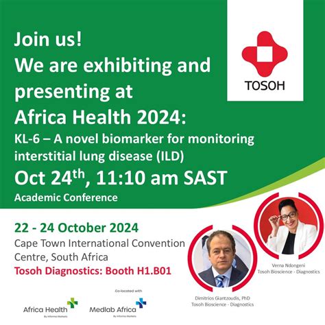 Tosoh Bioscience Diagnostics Emea On Linkedin Medlabafrica2024 Diagnostics Laboratory