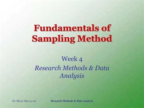 PPT Fundamentals Of Sampling Method PowerPoint Presentation Free Download ID