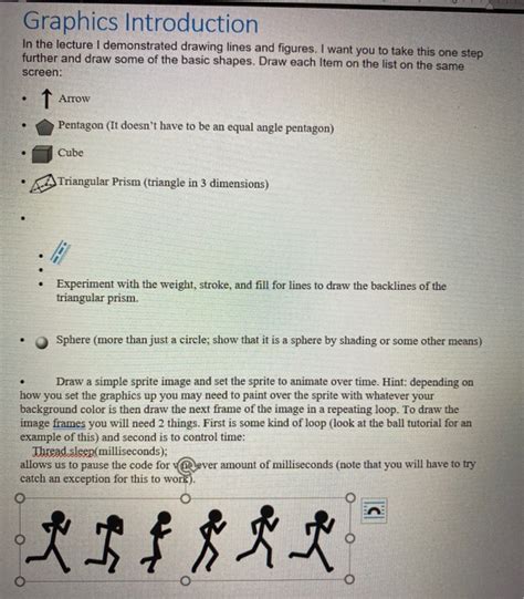 Solved Graphics Introduction In The Lecture I Demonstrated Chegg