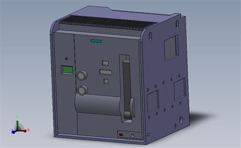 3wt804 840系列 3极抽屉式断路器 3wt1s04etu35wt Solidworks 2018模型图纸下载 懒石网