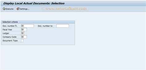 Gd Sap Tcode Fi Sl Local Actual Document Display