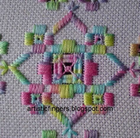 Artisticfingers Hardanger Embroidery