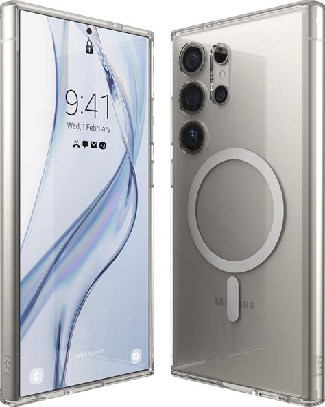 Spigen Ultra Hybrid Metal Ring Magfit Case Designed For Samsung