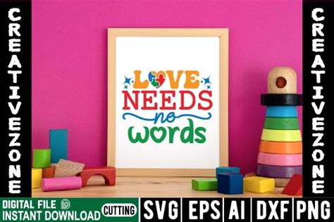 Love Needs No Words Graphic By CREATIVEZONE Creative Fabrica