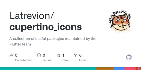Github Latrevioncupertinoicons A Collection Of Useful Packages
