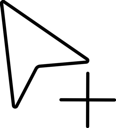 cursor with sign in flat style 24289486 vector art at vecteezy
