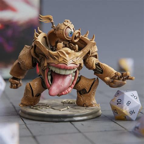 [art][oc] Megalomaniac Modron Mech Mini Boss Monster From The New