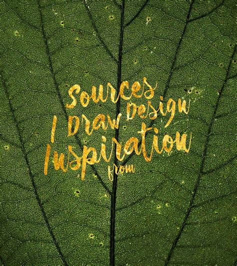 5 Inspiring Design Sources