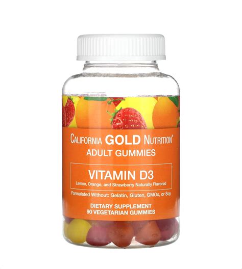 CALIFORNIA GOLD NUTRITION VITAMIN D3, 90 GUMMIES – Health Online
