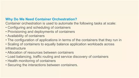 Container Orchestration Pptx