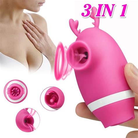 Buy Stimulating Suction Female Masturbation Device 5 Frequency Mode