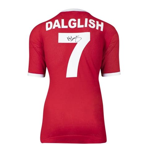 Kenny Dalglish Signed Liverpool Shirt 1981 Number 7 Genuine Signed
