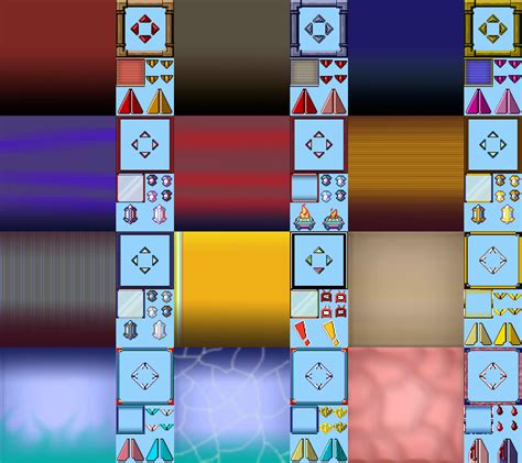 RPG Maker XP SPECIAL Window Skins INDEX Rpg Maker Special Windows Rpg