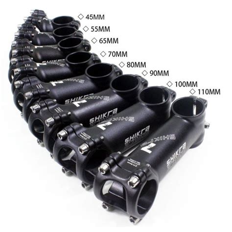 Pmjiqj 455565708090100110mm Ultralight Length Stem Mtb