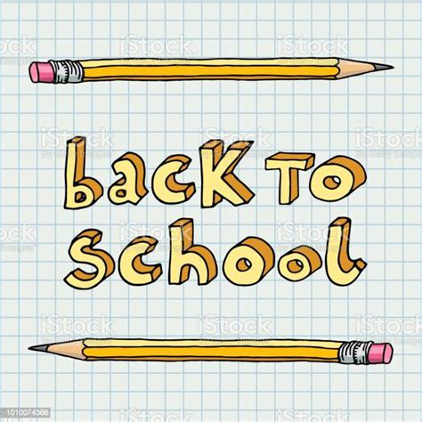 Back To School 교육에 대한 스톡 벡터 아트 및 기타 이미지 교육 낙서 드로잉 날카로운 Istock