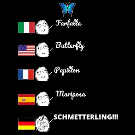 Memes Butterfly German