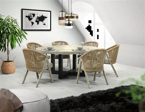Torrance Warm Sand 5 Piece Round Dining Room Set Rc Willey